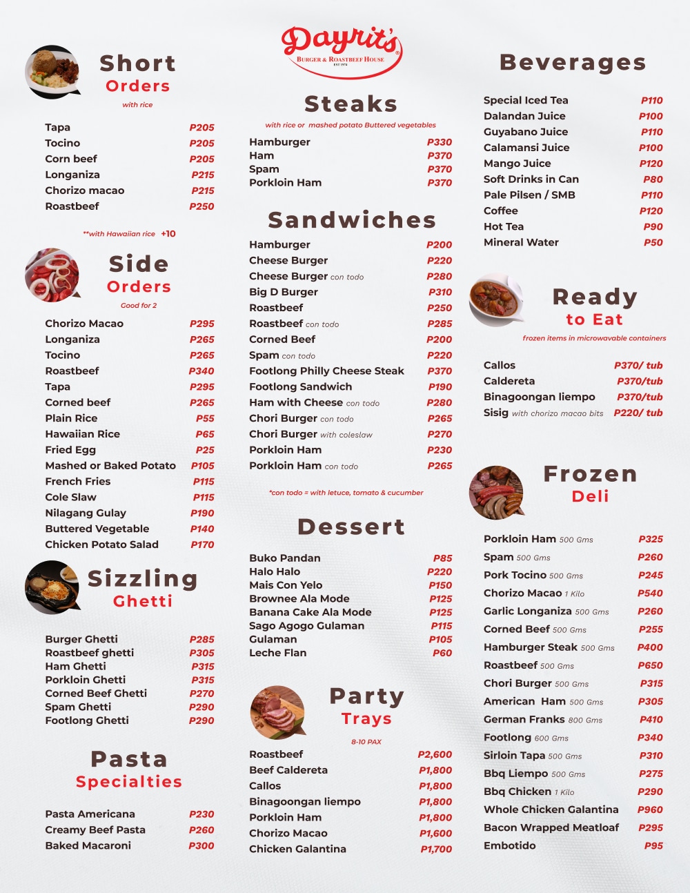 Dayrit’s Burger & Roast Beef House – Sarap Noon… Ngayon.