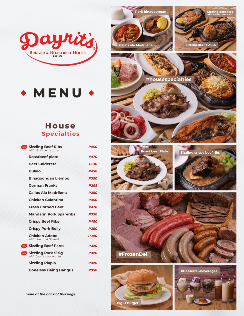 Dayrit’s Burger & Roast Beef House – Sarap Noon… Ngayon.